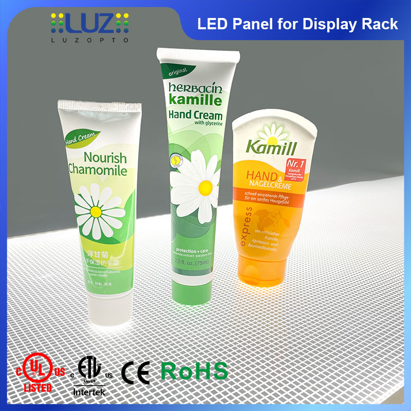 Frameless Shelf LED Light Box Panel Design Manufacturers|luzleddisplays.com